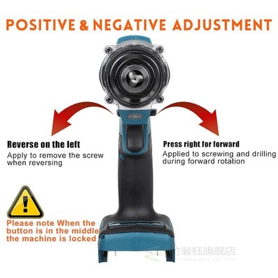 Drillpro 3 in 1 Brushless Cordless Electric Impact Drill Ham