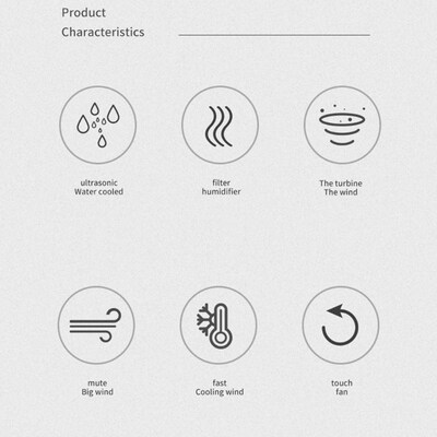 808F Portable Air Conditioner Fan Rechargeable Evaporative