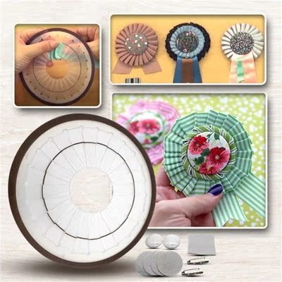 Round Yo-Yo Maker Sewing Crafts Embellishment Rosette Maker