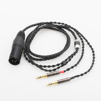 Audiocrast HC010 2x3.5mm HIFI 4 pin XLR Male Balanced Headp