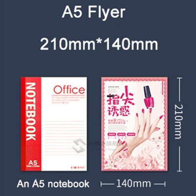 500Pcs A3/A4/A5 Double Side Custom Flyer Print Design Leafle