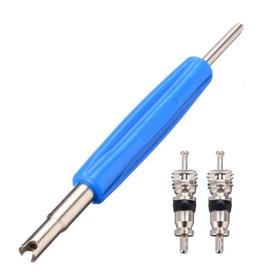 *2 Way Dual Ended Wheel Tyre Valve Key Remover Removal Tool