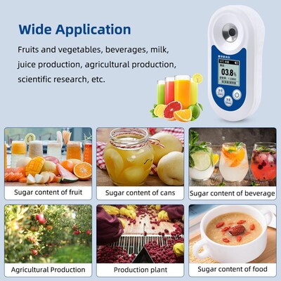 Digital Refractometer Brix Meter Saccharimeter Densimeter fo