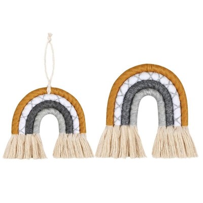 Home Decor Rainbow Weaving Ornament Nordic Fresh Simple Kid