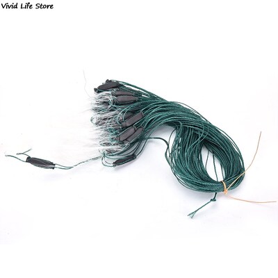 1pc 3 Layers Monofilament Gill Fishing Net With Float Fish T