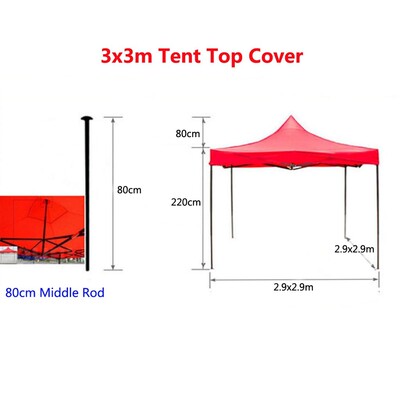 Replacement Canopy Top Cover Patio Tent Sunshade Shelter Rai