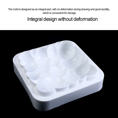 Irregular Cloud Design 3D Mousse Cake Moulds Silicone Mold C