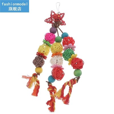 Perch Accessories Decoration Cage Budgie Colorful Standing R