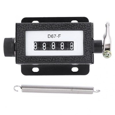 1 pc 5 Digit Pull Count Counter Mechanical Resettable Counte
