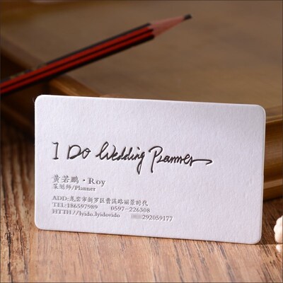 Cotton Paper Business Card Making Customized Printing Busine