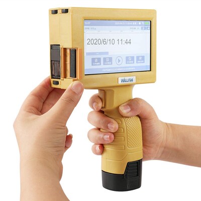 12.7MM Handheld  Printer Portable 5 Inches Printer Expiry Da