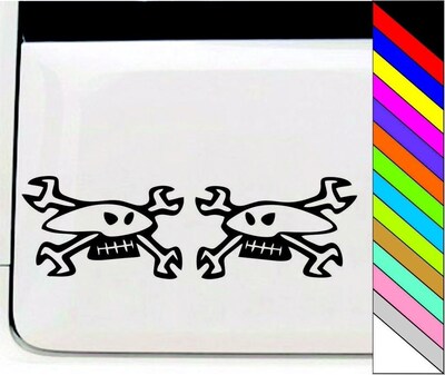 Cool Guy Martin Isle of Man TT Skull Vinyl Motorcyle Decal