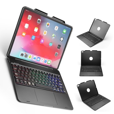 For iPad Pro 12 9 2018 Case with Keyboard Trackpad Touchpad