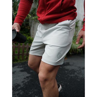 GTAL26SS美式进口纱线云感盾标训练休闲印花短裤230g凉感四分裤