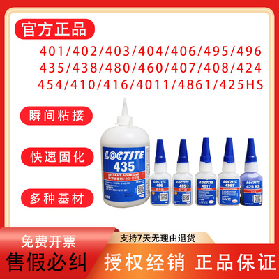 乐泰瞬干胶快干胶低白化快速固化