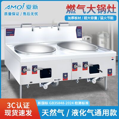 夏新商用大锅灶液化气天