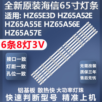 全新原装海信HZ65E3D灯条
