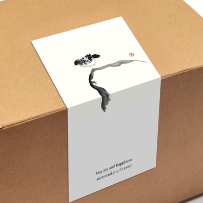 gytz7519新中式风高级感森系极ins简约通用超大不干胶贴纸封口贴