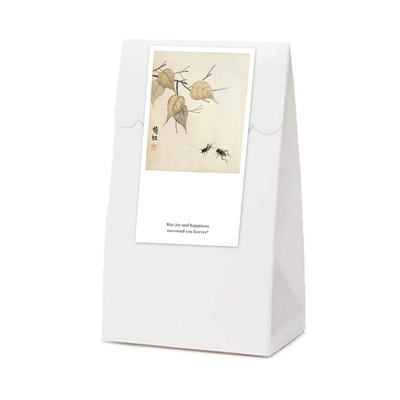 gytz6396中式古风水墨工笔传统绘画通用超大不干胶贴纸定制封口贴