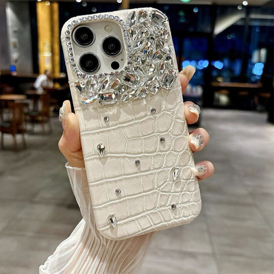 手机壳仿皮皮纹格纹格子鳄鱼纹奢