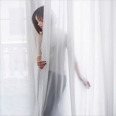 Super Soft Great Hand Feeling White Tulle Curtains for Livin