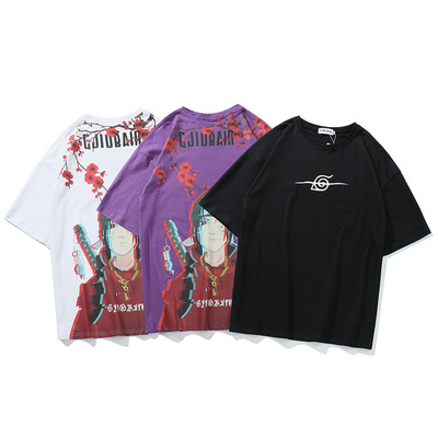 Japanese Cartoon Anime T-shirt Itachi Print Tee Setwear Hara