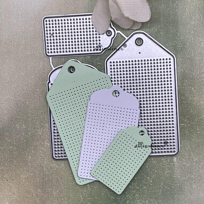 New Embroidery label tag DIY Craft Metal Cutting Die Scrapbo