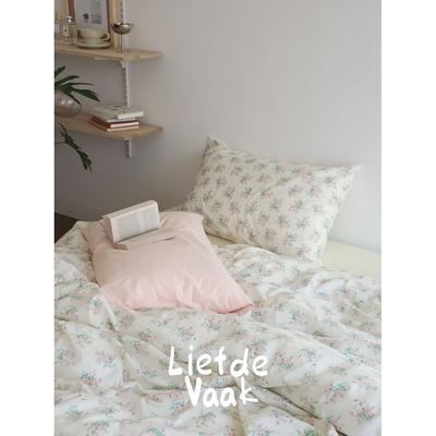 频繁热爱纯棉斜纹棉ins四件套