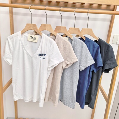 女士RL美式休闲薄款棉质T恤衫