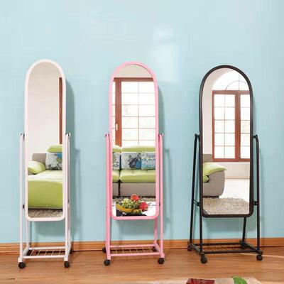 WTL全身镜舍落地式用家衣服镜风穿格网红服装店学生宿试衣大镜子