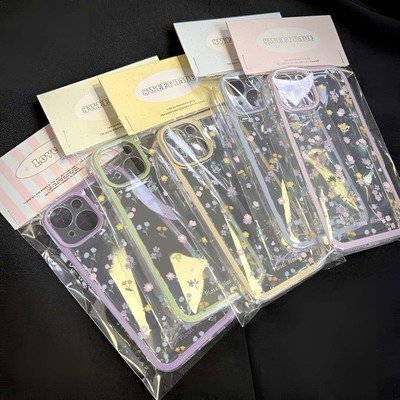 全机型硅胶软壳简约小清新碎花