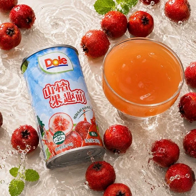 DOLE都乐山楂果趣萌山楂汁饮品饮料山楂罐头水果汁儿童休闲零食