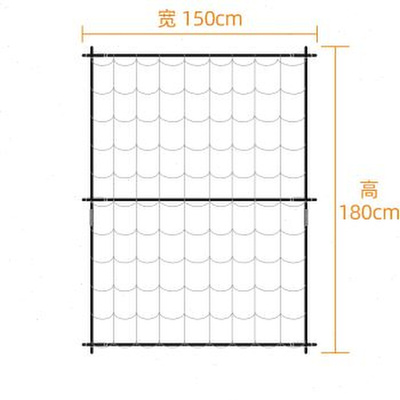 枝晓 绿窗帘 铁线莲葡萄黄瓜包塑管爬藤架阳台屋U顶室外遮阳攀爬