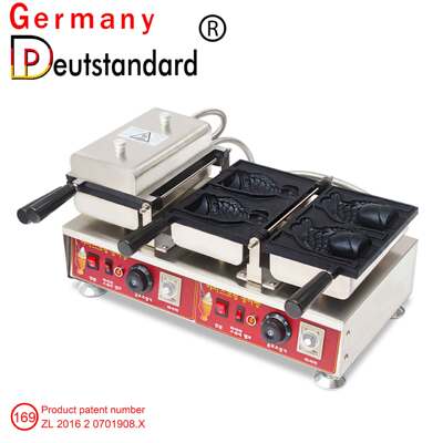 鲷鱼烧机翘尾机冰淇淋鲷鱼烧机鱼形华夫厂家鲷鱼烧圣代冰淇淋