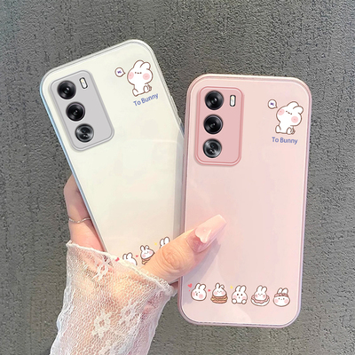 OPPOReno12玻璃简约可爱手机壳