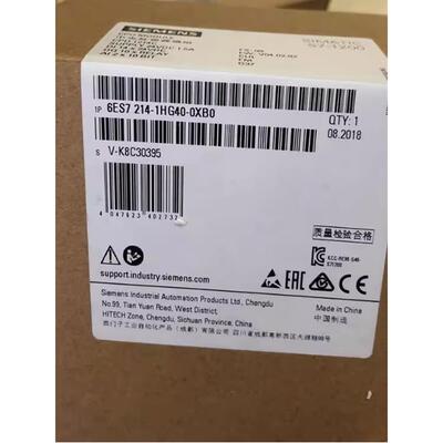 6ES7214-1BG40-0XB0西门子S7-1200紧凑型CPU模块6ES72141BG400XB0