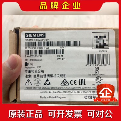 6SL3243-0BB30-1PA3变频器控制单元 议价