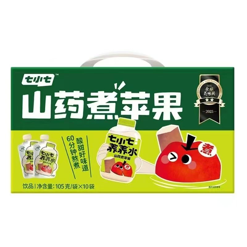 【整箱】婴童食品七小七山药煮苹果汁饮料四神汤养养水儿童饮品