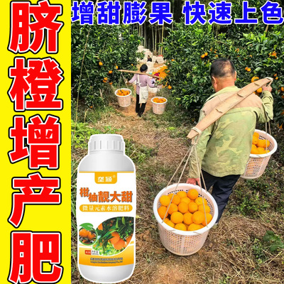 赣南脐橙增产专用肥催红增甜剂靓果膨果催熟增产增收调节剂营养液