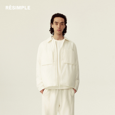 RESIMPLE初冬外套棉服女2024年新款冬季短款夹克棉衣慵懒风1152
