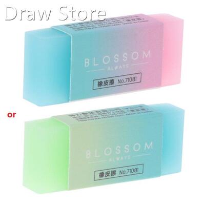 Soft Durable Flexible Cube Cute Colored Pencil Rubber Eraser