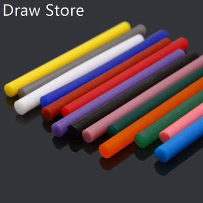 5pcs Hot Melt Glue Stick Colorful 7x100mm Adhesive 适用于 DI