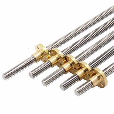 T8 Lead Screw OD 8mm Pitch 2mm Lead 2mm/8mm 150mm 200mm 250m