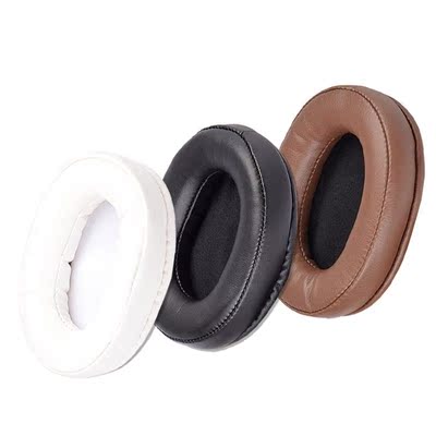 1Pair Replaced Soft Leather Earpads Sponge Foam Ear Cushion