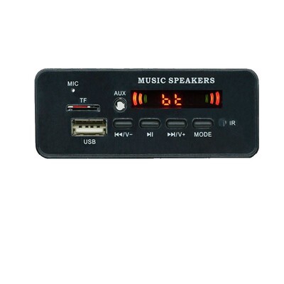5V 12V MP3 WMA Decoder Board Audio Module USB TF Radio Bluet