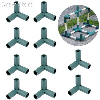 10PCS Greenhouse Frame Connectors Canes Connectors Pillar Pl