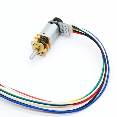 5PCS/LOT GA12 - N20 DC Gear Motor With Encoder Speed Velocit