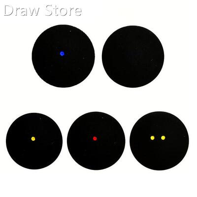 2pcs/lot Squash Ball Two Yellow Dots One Dot Blue Red Yello