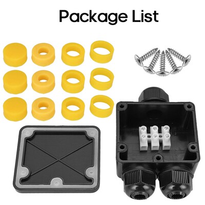 Power Cord Conector Waterproof Outdoor External Electrical J