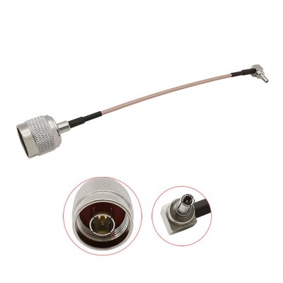 N Male to CRC9 Male Plug Right Angle RG316 Cable Pigtail RF